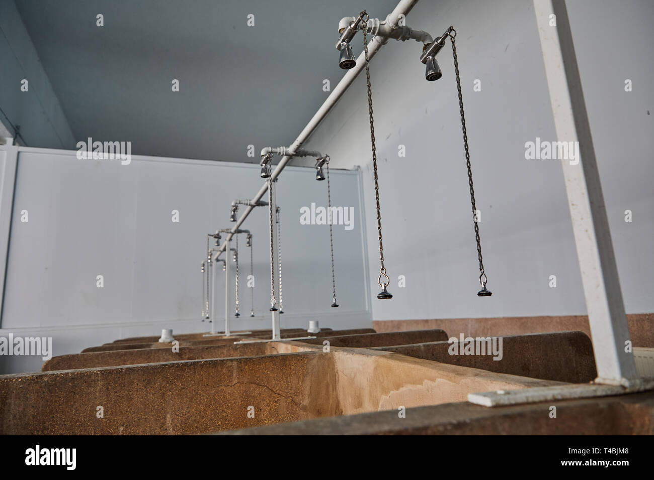 Paris Roubaix Showers at Vélodrome André-Pétrieux Stock Photo - Alamy