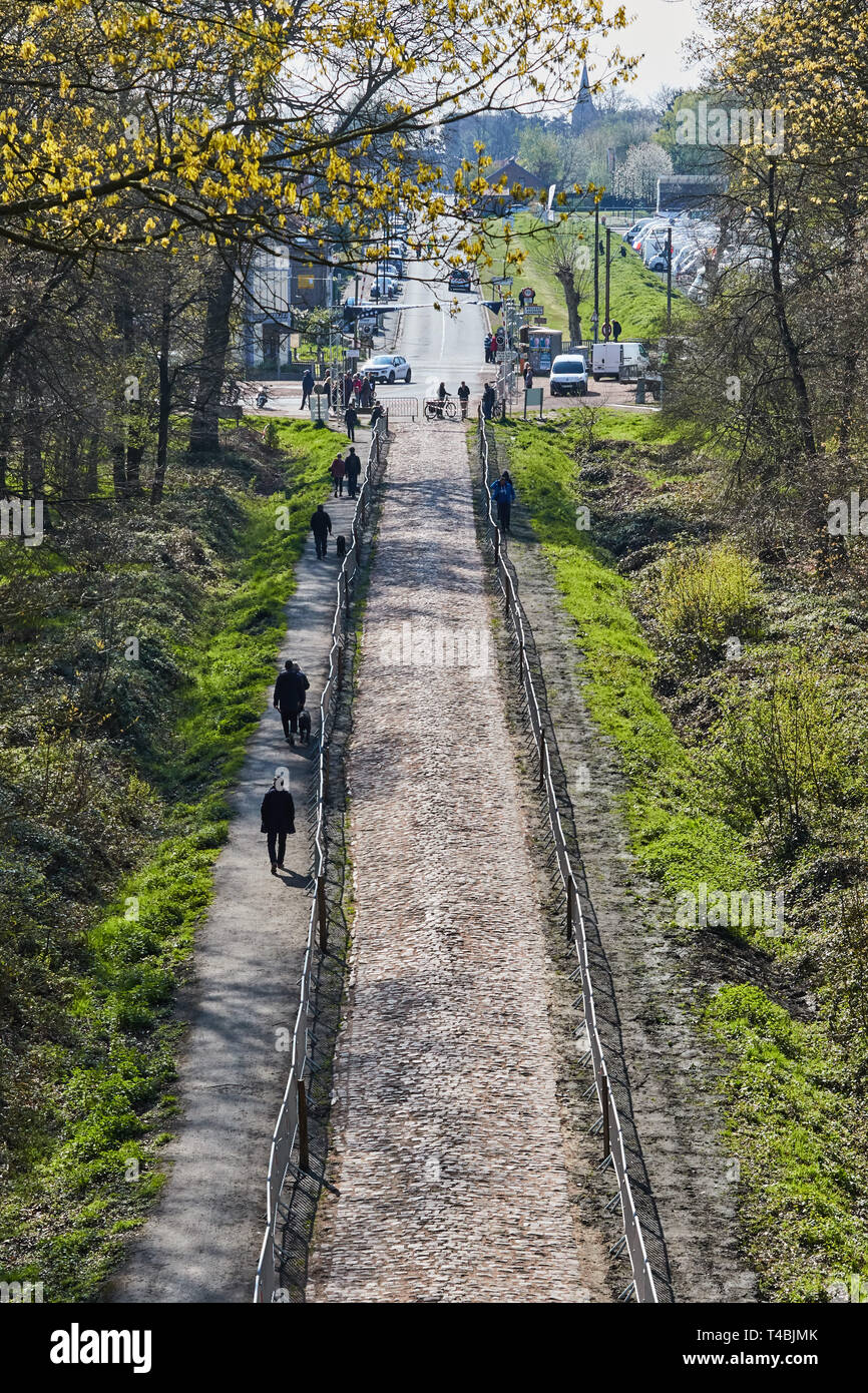 The Arenberg trench, Paris Roubaix Stock Photo - Alamy