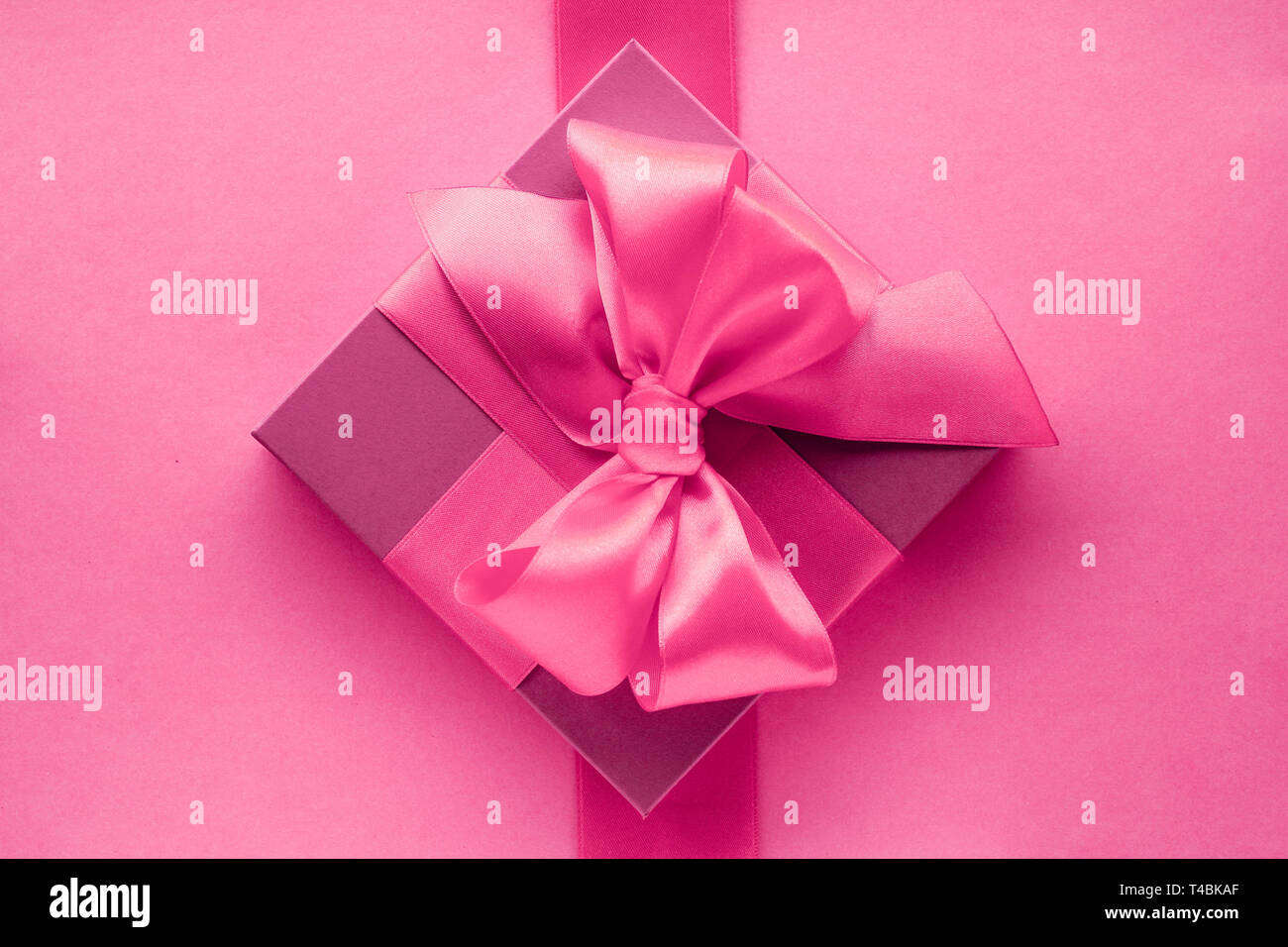Baby shower girl, celebration, present concept - Pink gift boxes ...