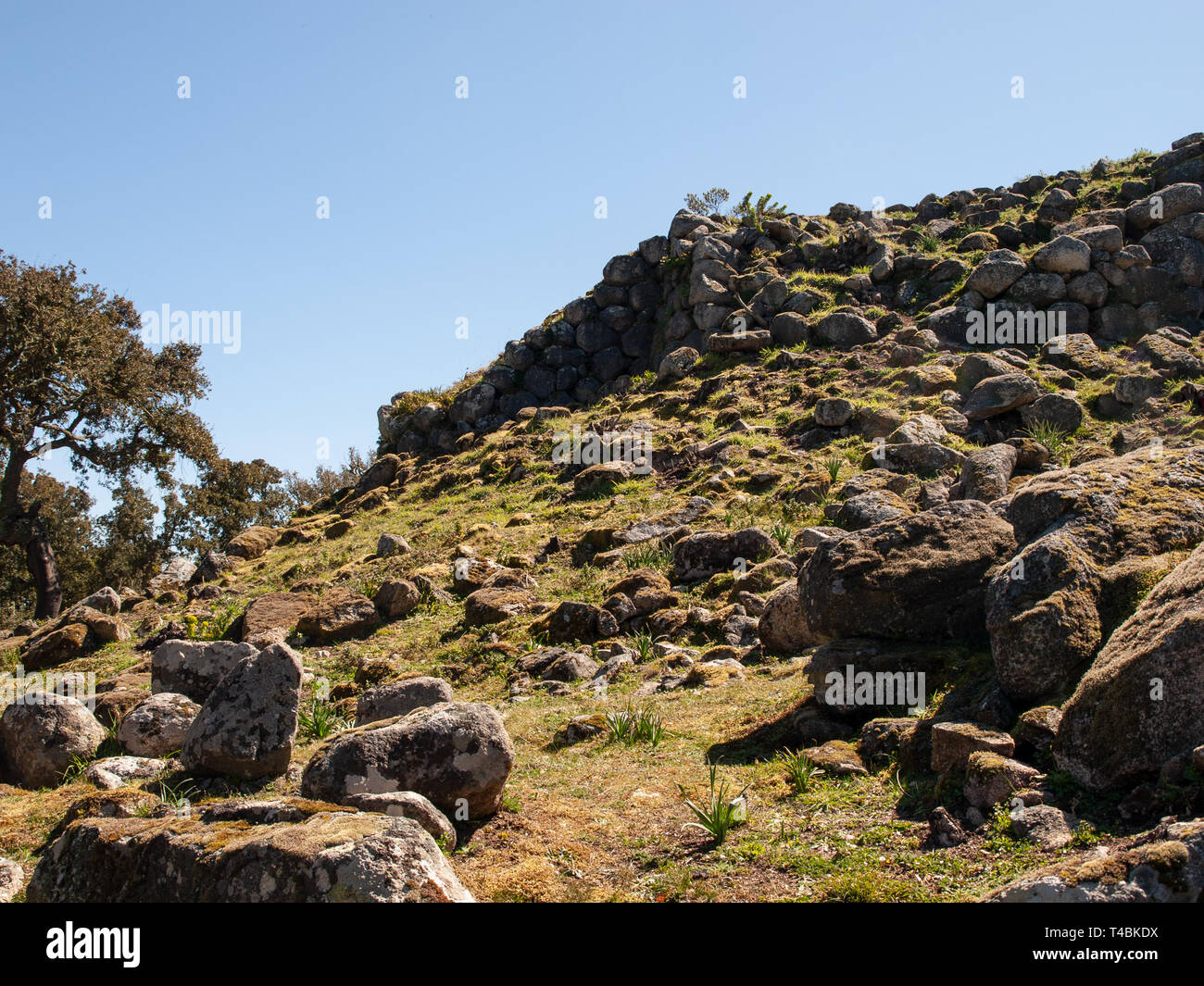 archaeological site of Noddule in the megalithic circle and large ...