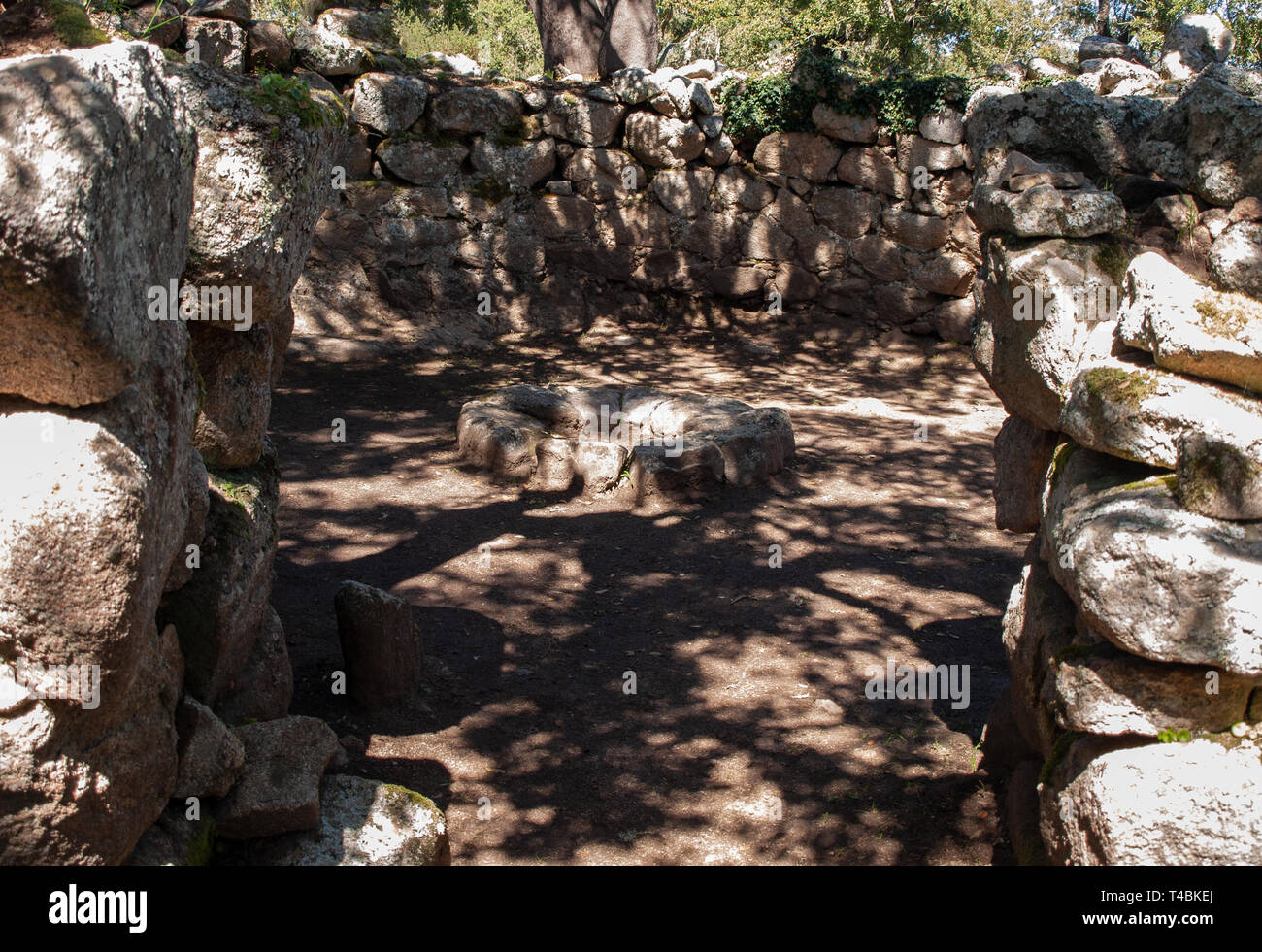 Sacred Source entrance archaeological site of Noddule in the megalithic ...