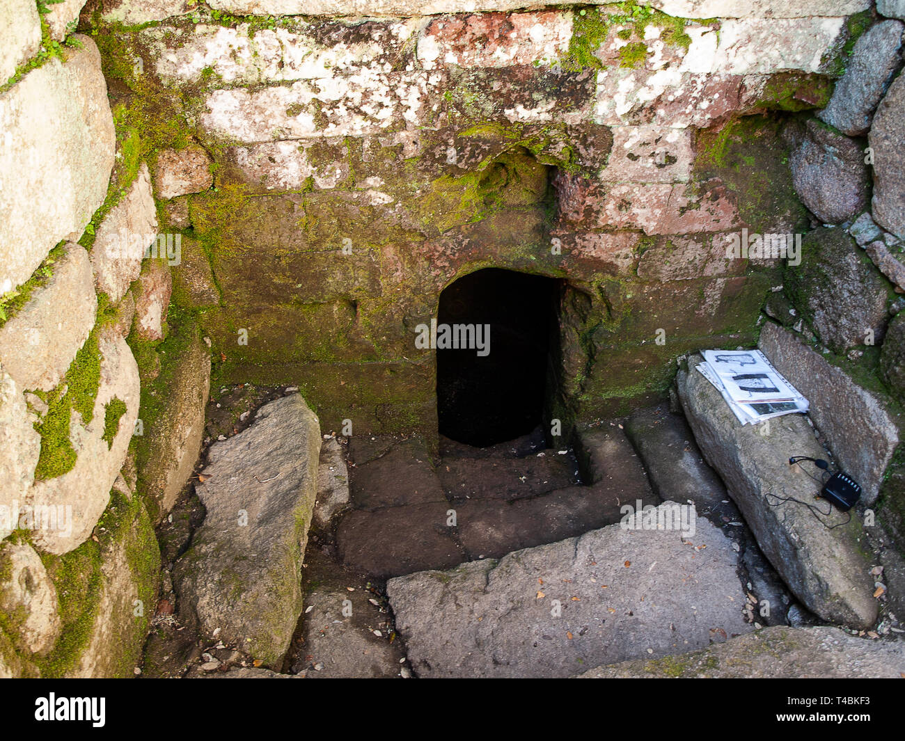 Sacred Source entrance archaeological site of Noddule in the megalithic ...
