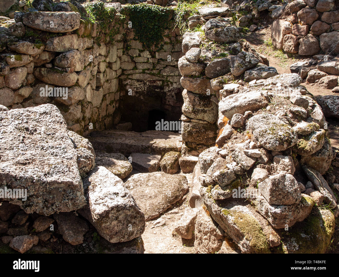 Sacred Source entrance archaeological site of Noddule in the megalithic ...