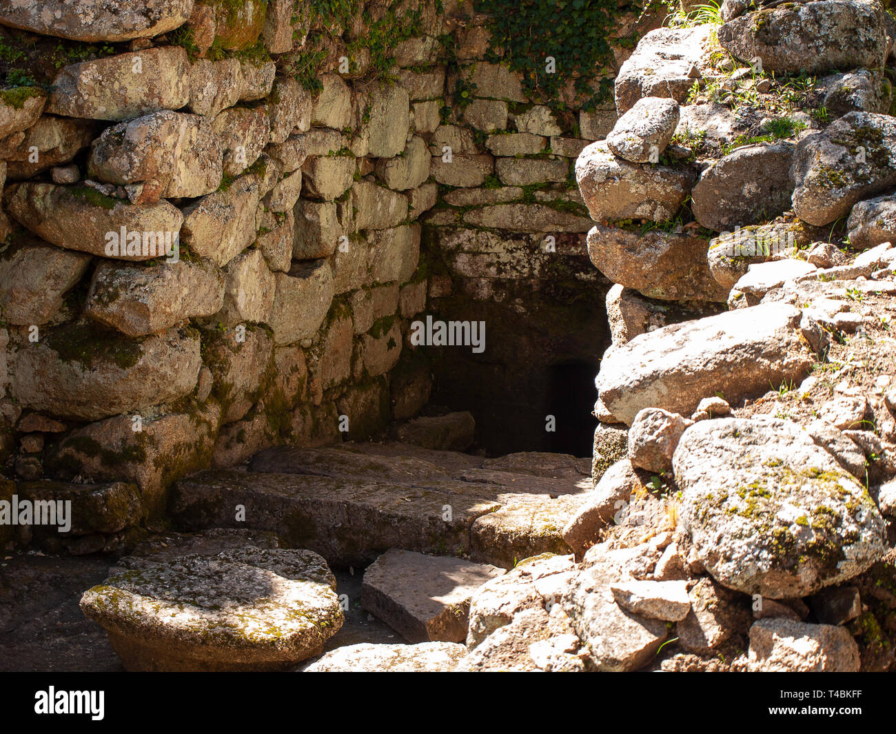 Sacred Source entrance archaeological site of Noddule in the megalithic ...