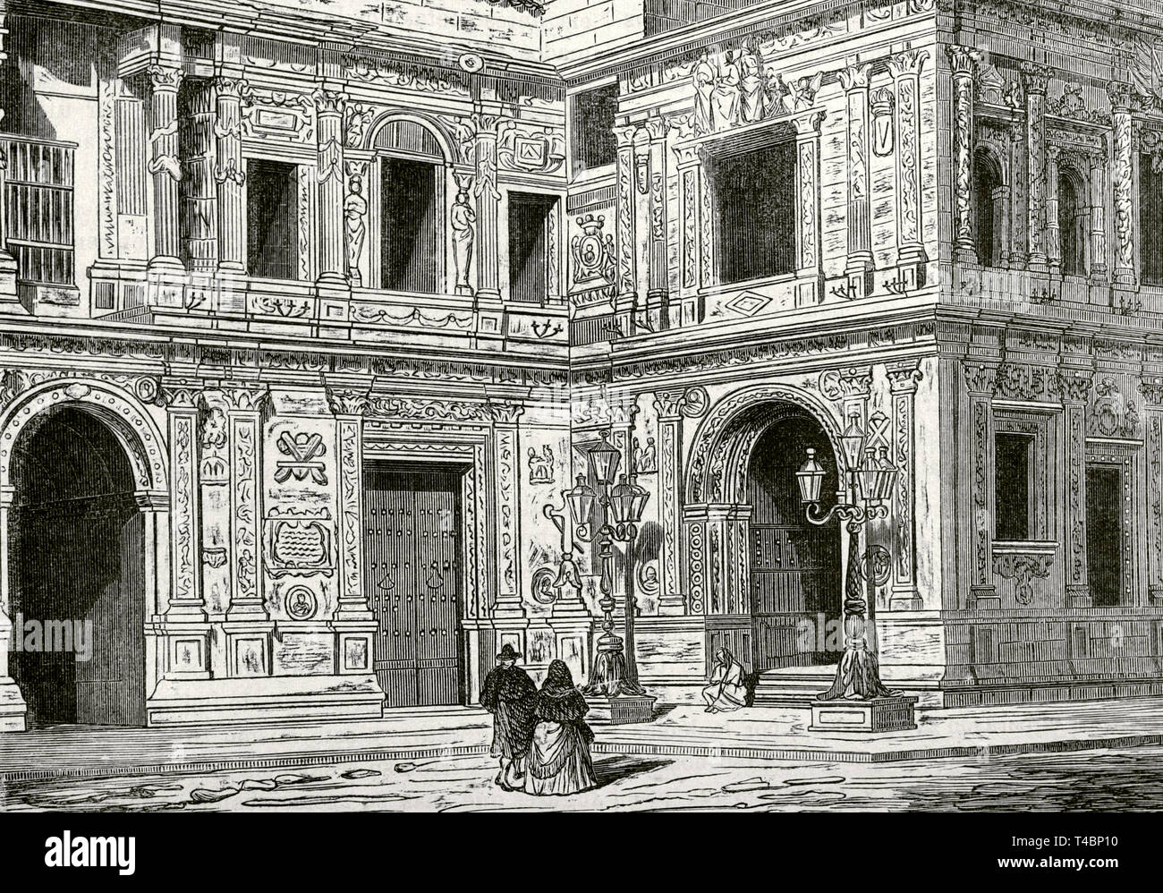 Spain, Andalusia, Seville. Town Hall. 16th century. It was built in ...