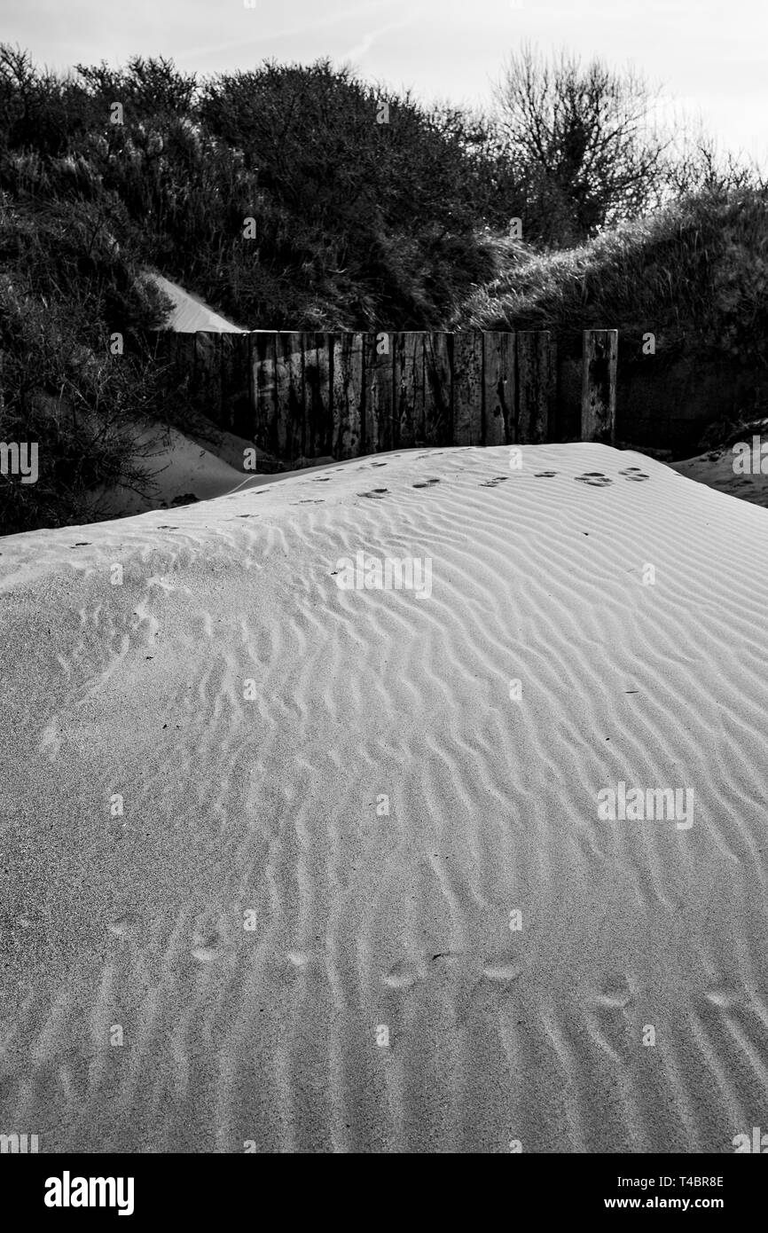 Plage de gravelines Black and White Stock Photos & Images - Alamy