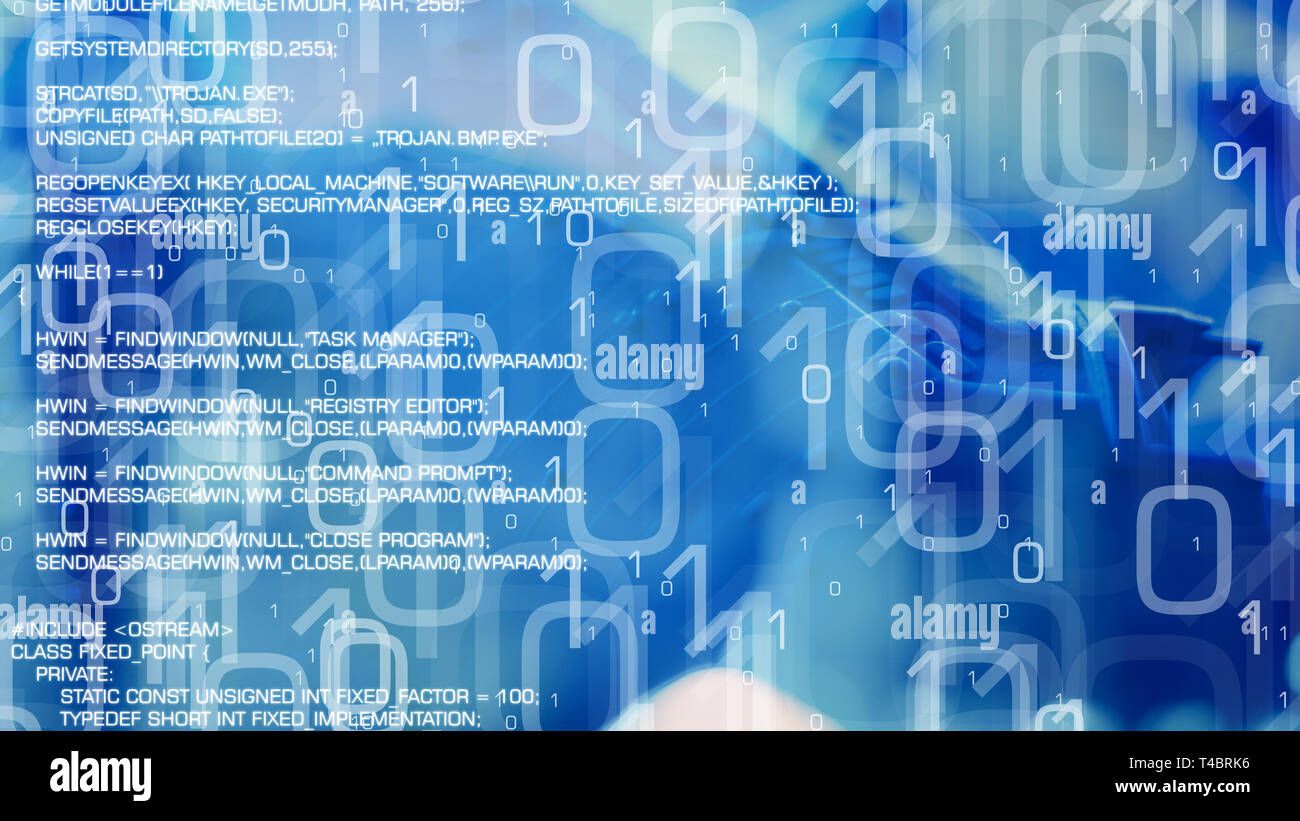 Computer science big data tech science, cyber security Stock Photo - Alamy