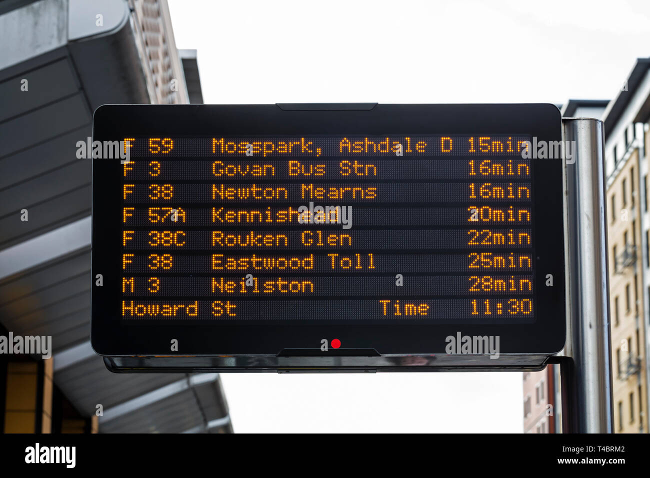 Bus Stops Signs High Resolution Stock Photography and Images - Alamy