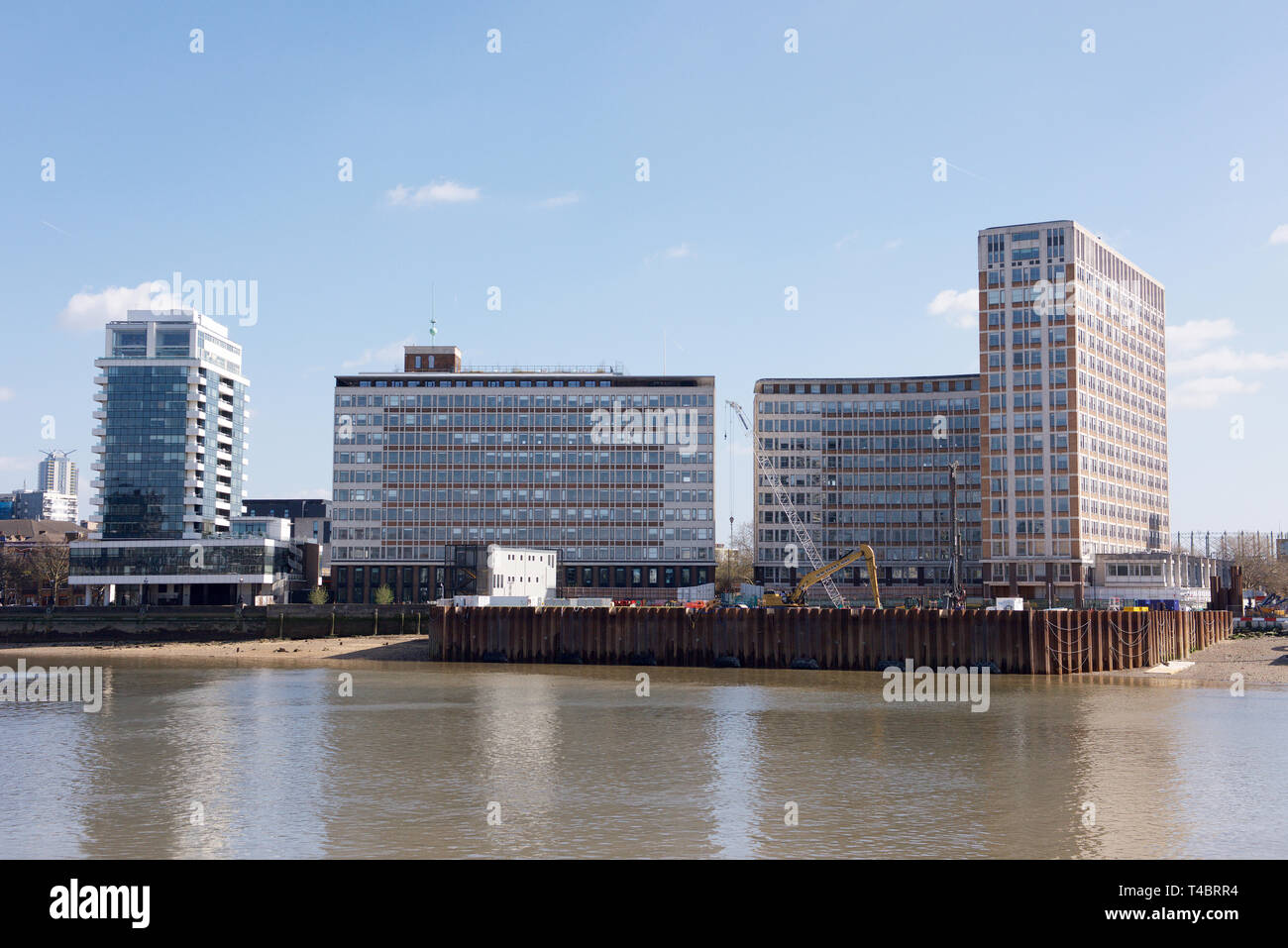 Office building by the River Thames in London, England Stock Photo - Alamy