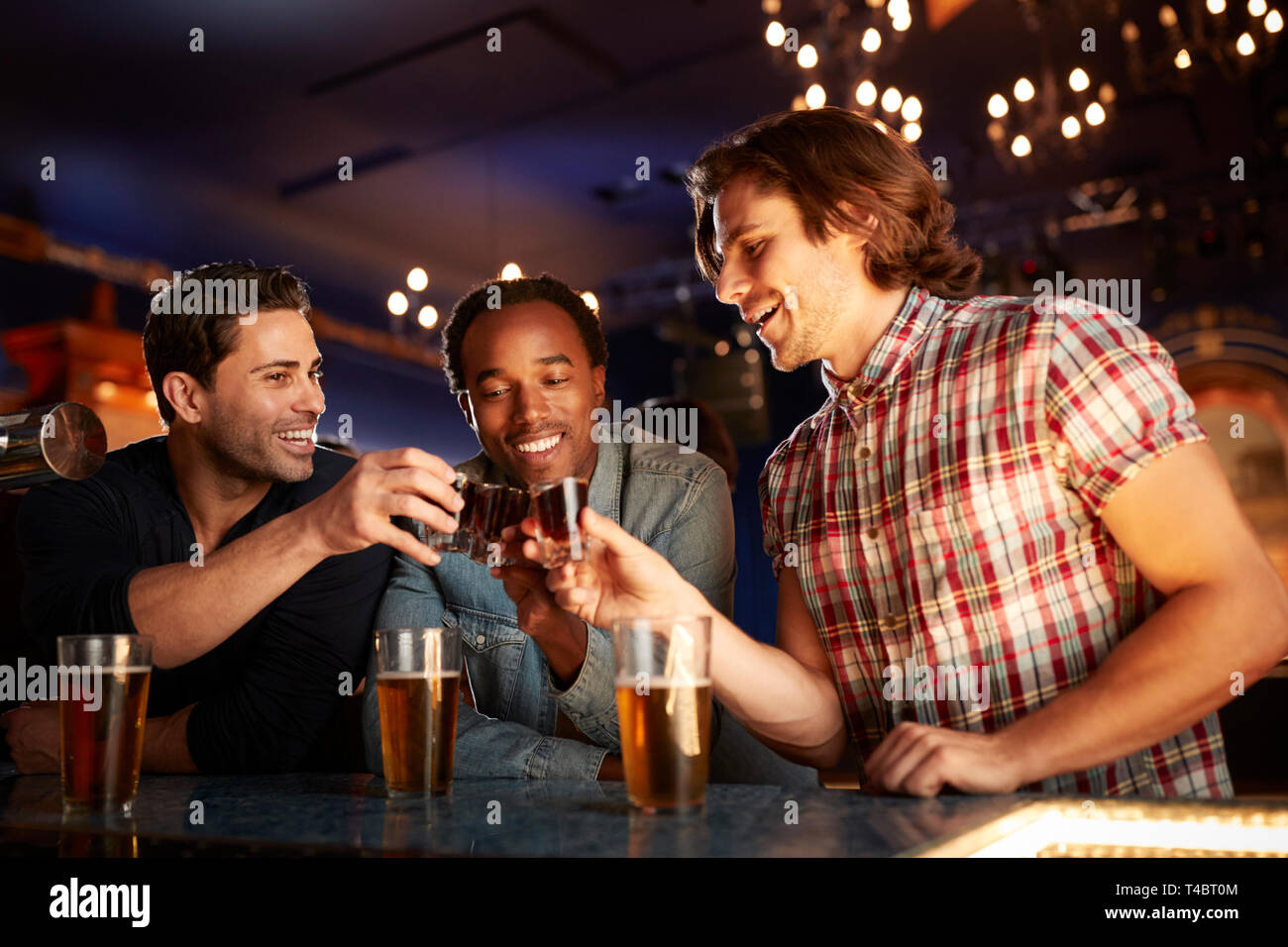 Friends Drinking Together