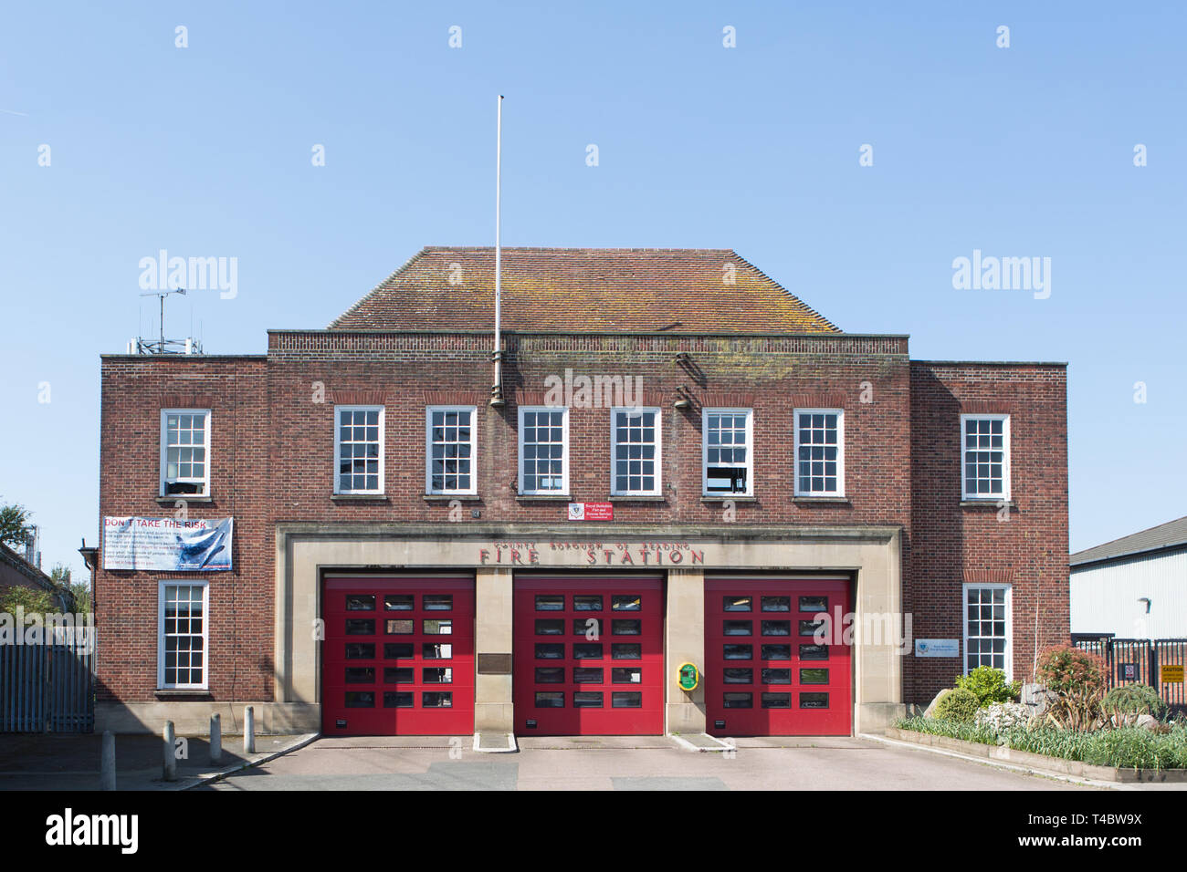 Fire station, Reading Stock Photo - Alamy