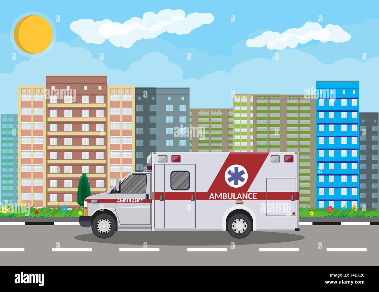 Hospital buildin Stock Vector Images - Alamy