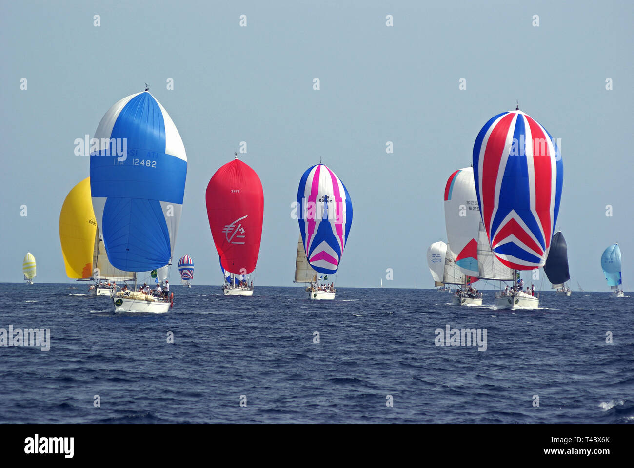 Sailing regattas in Costa Smeralda, Sardinia, Italy Stock Photo - Alamy