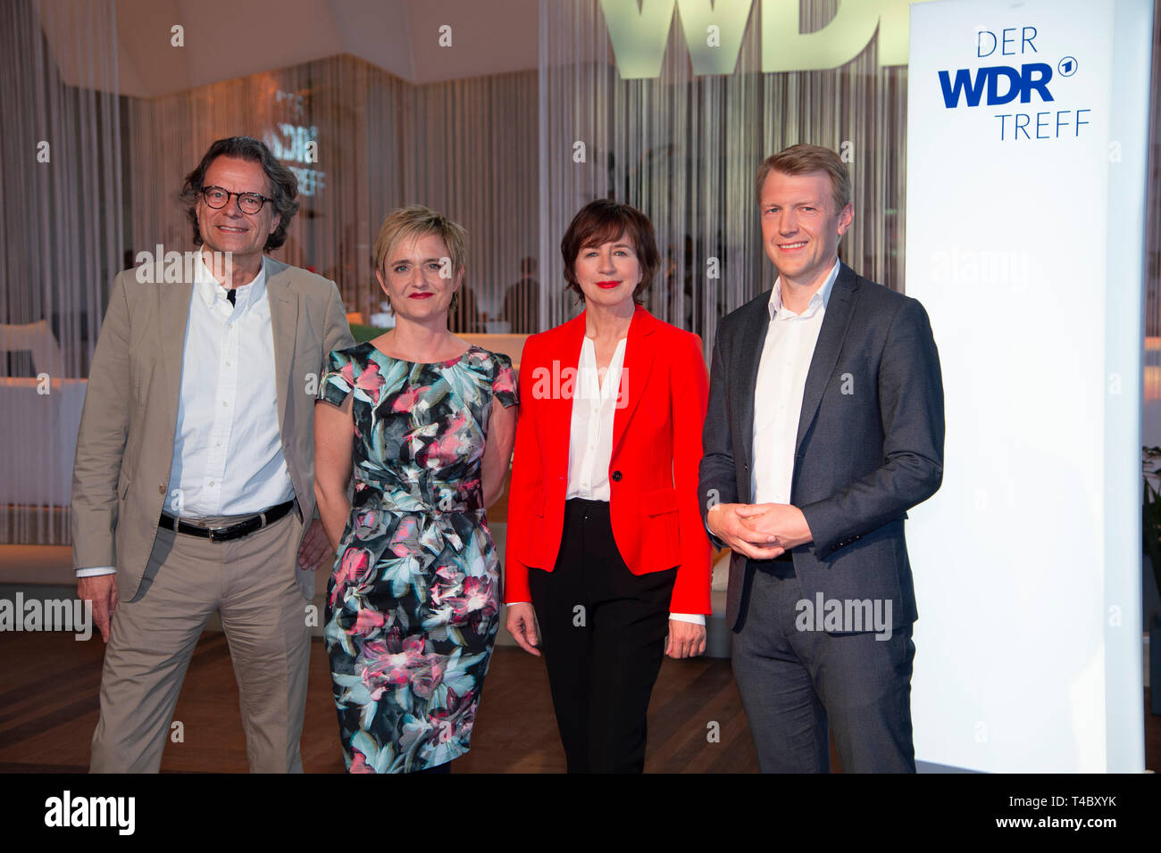 from left: Ralph SINA; Moderator, WDR Hoerfunk, Ellen EHNI, WDR Editor ...