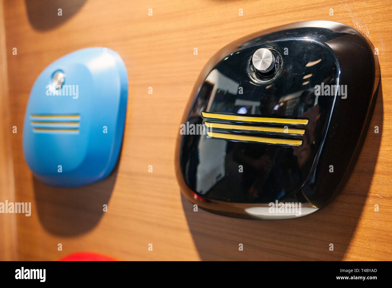 Jawa showroom in Jaipur, India on March 17, 2019. Java was founded in ...