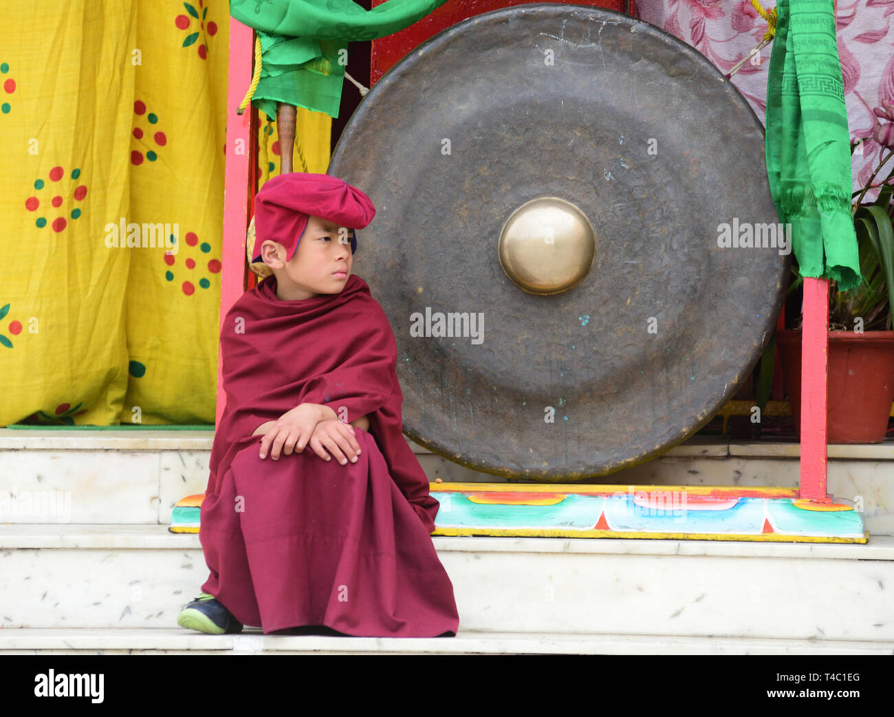 April 14, 2019 - Dali, Darjeeling, West Bengal, India - Tshechu an ...