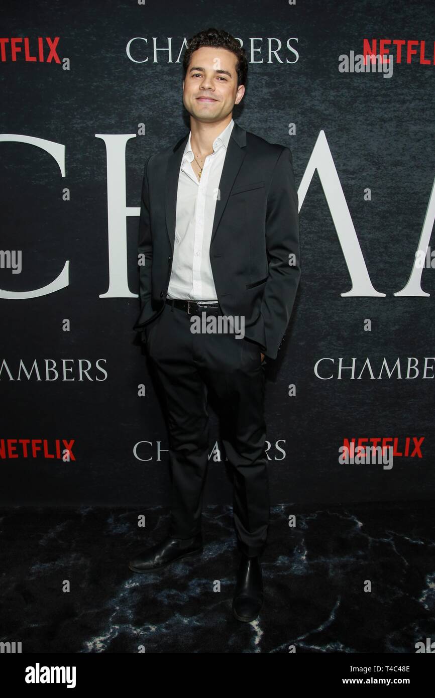 New York, NY, USA. 15th Apr, 2019. Johnny Rios at arrivals for CHAMBERS ...