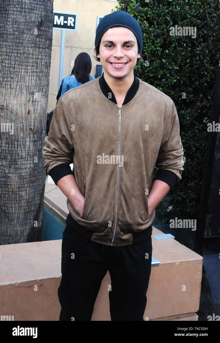Los Angeles, California, USA 15th April, 2019 Actor Jake T. Austin ...
