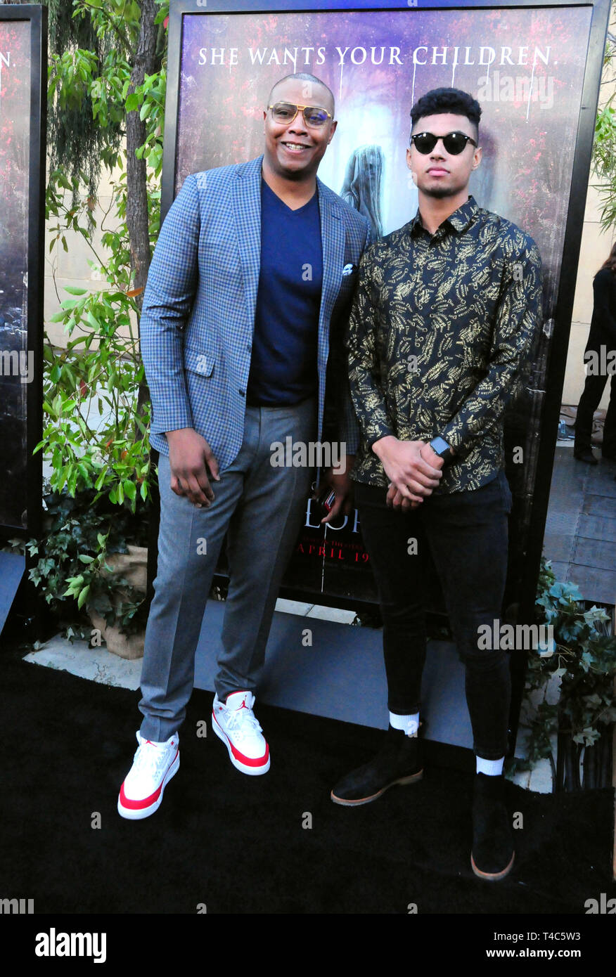 Los Angeles, California, USA 15th April, 2019 Basketball player Caron ...