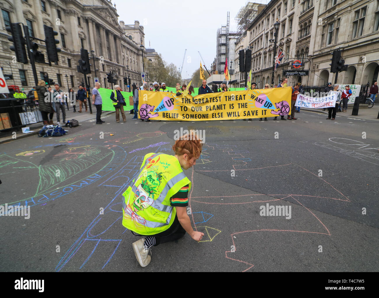 Extinction rebellion block roads hi-res stock photography and images ...