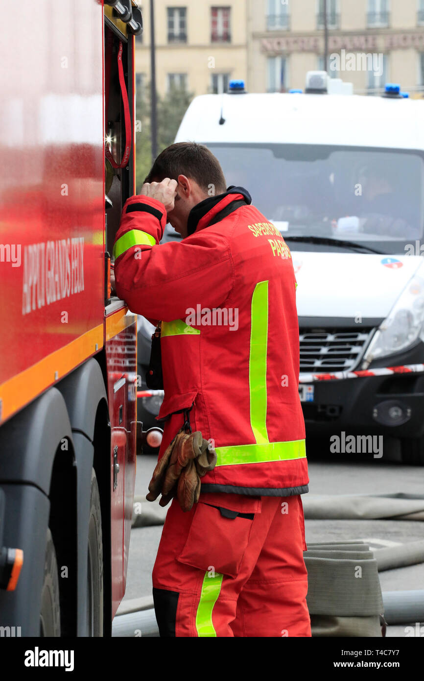 Exhausted Fireman High Resolution Stock Photography and Images - Alamy