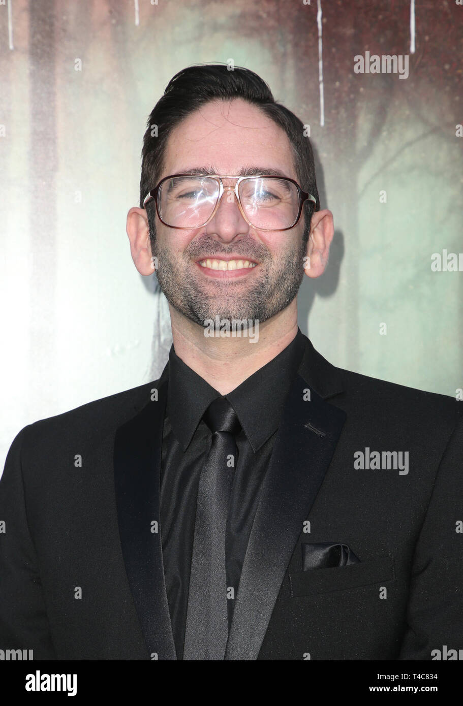 Hollywood, California, USA. 15th Apr 2019. Michael Chaves at the ...