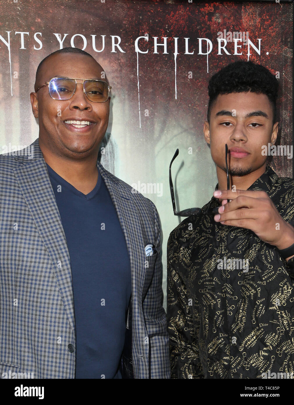 Hollywood, California, USA. 15th Apr 2019. Caron Butler and Caron ...