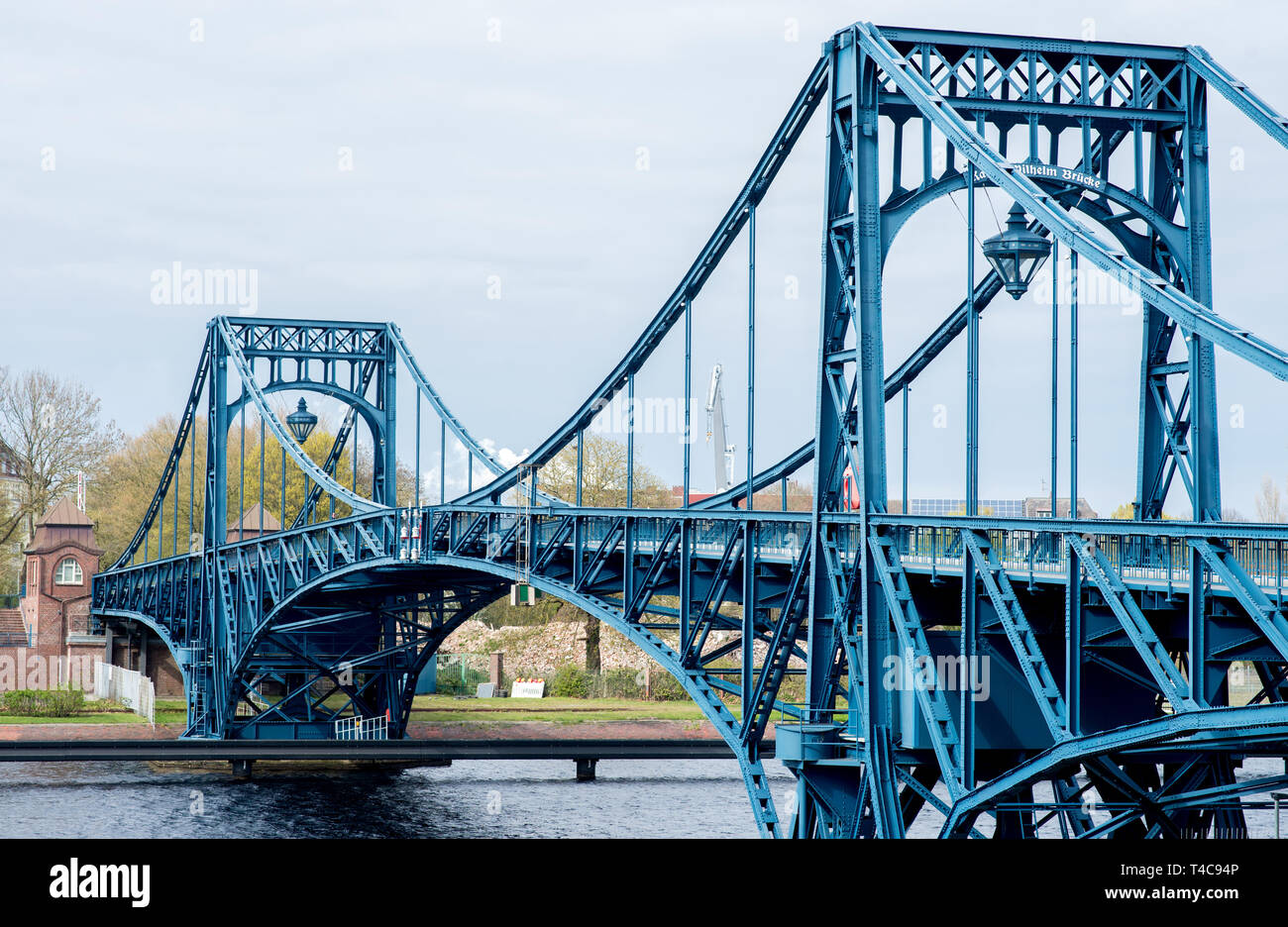 Wilhelmshaven, Germany. 11th Apr, 2019. The Kaiser Wilhelm Bridge at ...