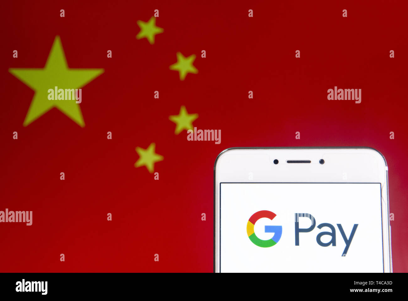 Hong Kong. 6th Apr, 2019. In this photo illustration a American online ...