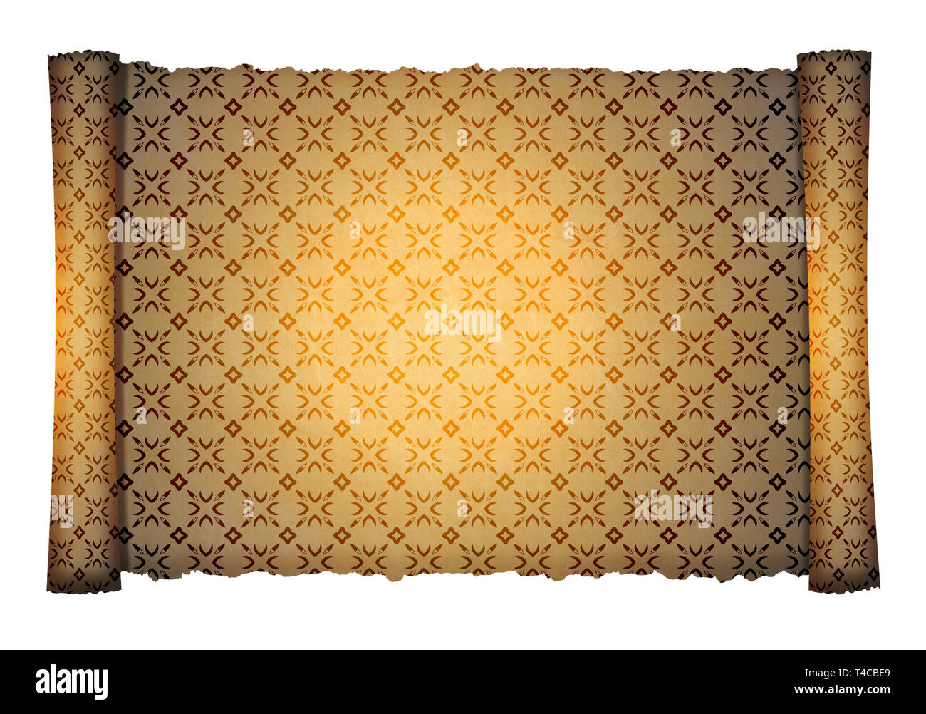 scroll paper background texture with seamless vector pattern Stock ...