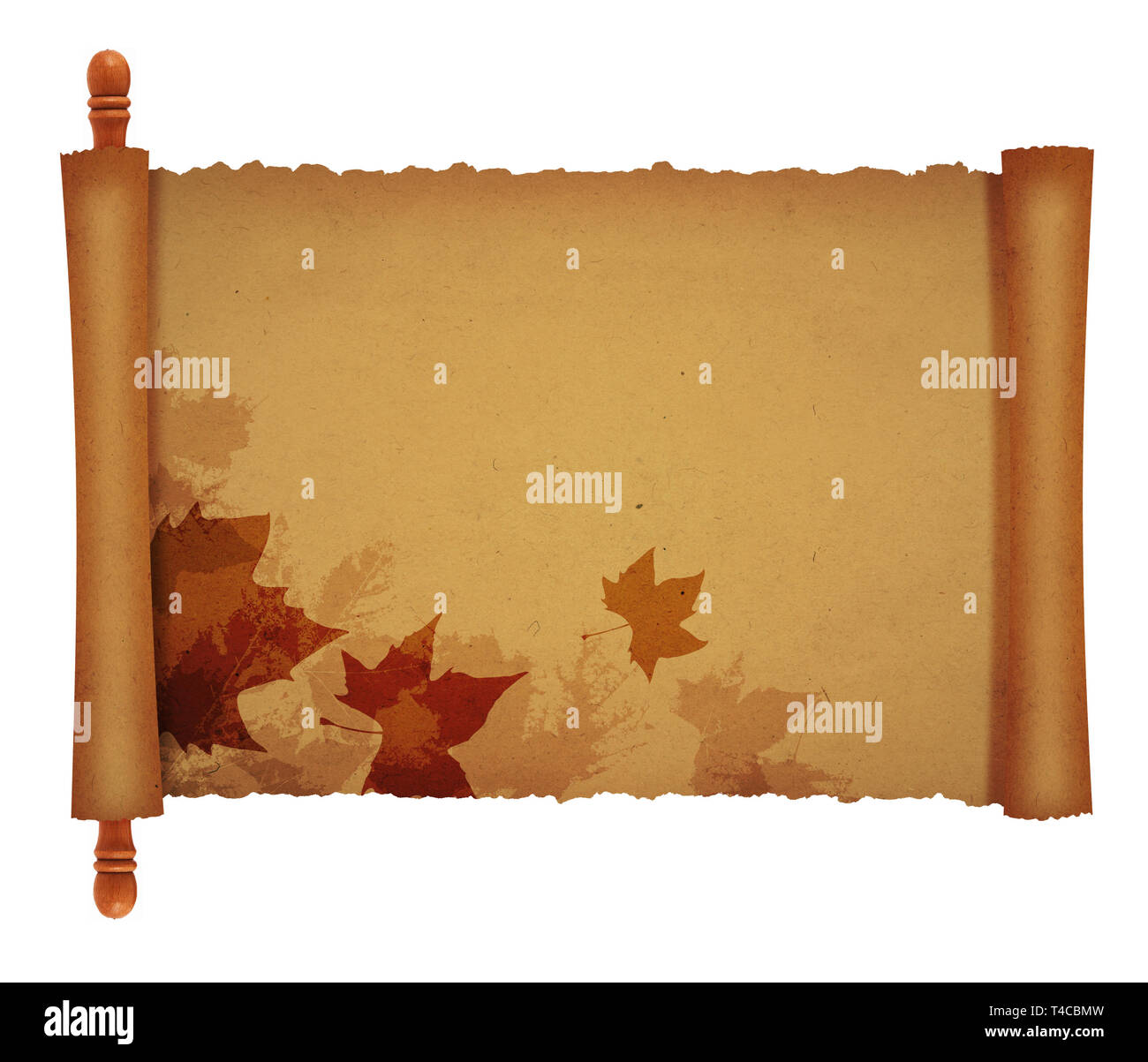 old scroll parchment background for your messages and designs Stock ...