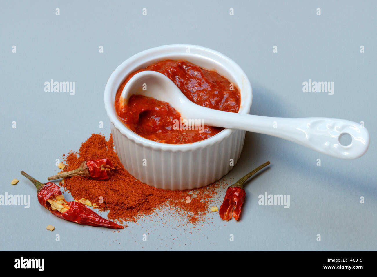Harissa, spices paste from chili Stock Photo - Alamy