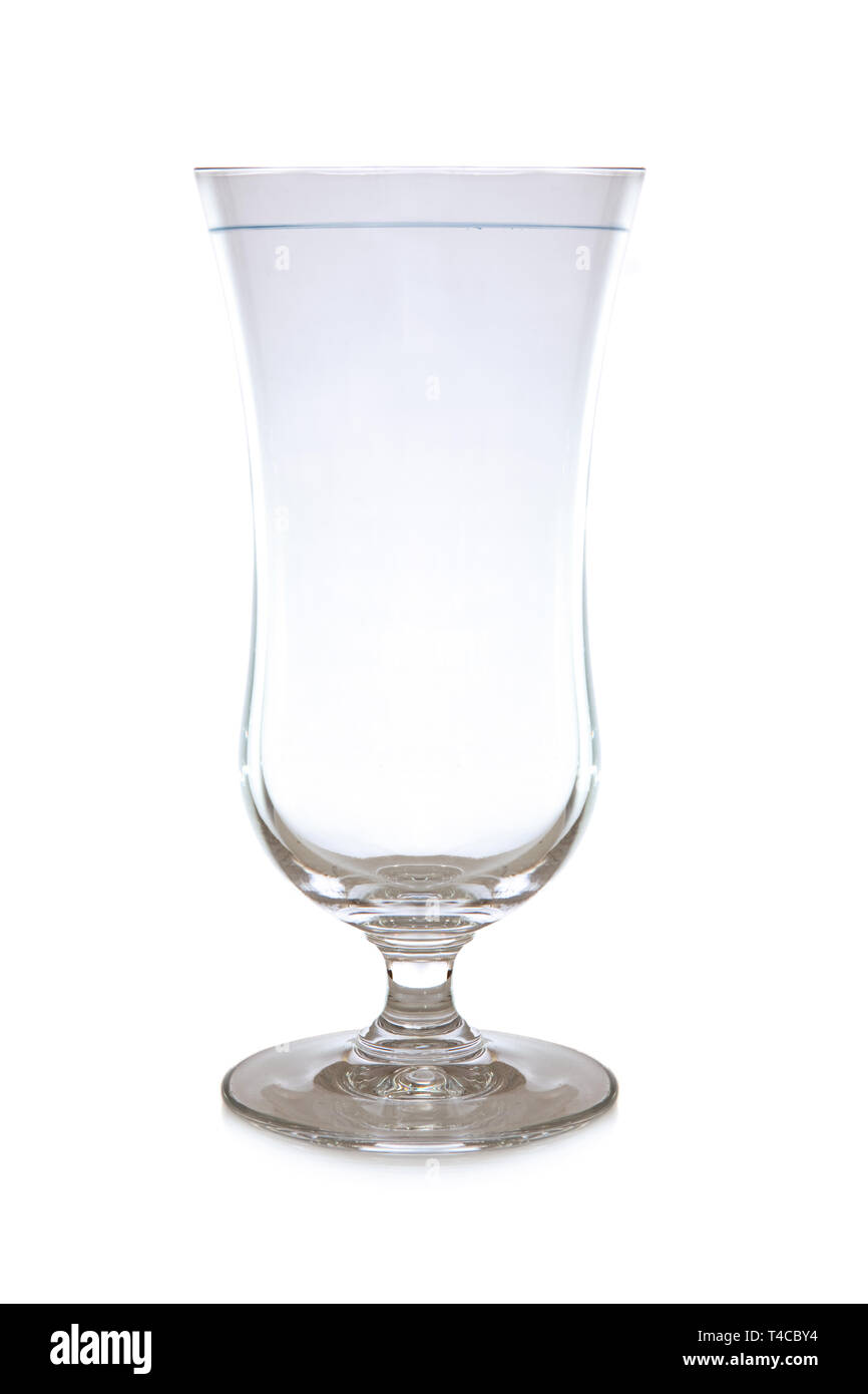 Empty cocktail glass isolated on white background Stock Photo - Alamy