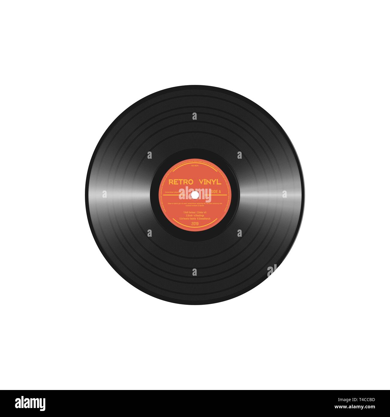 Record music disc audio Cut Out Stock Images & Pictures - Alamy