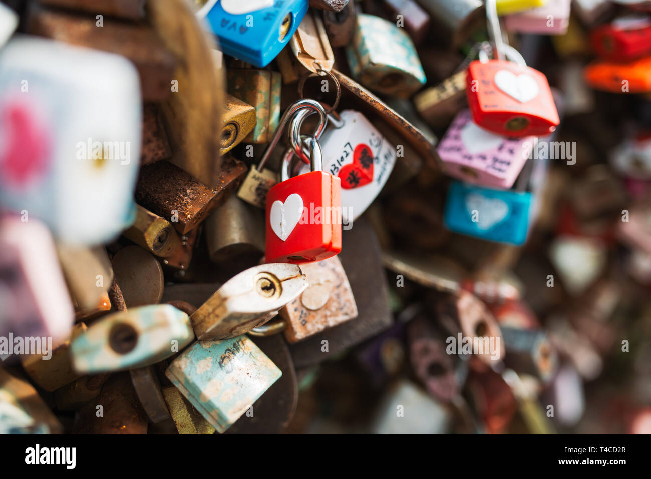 SEOUL, SOUTH KOREA,26 October 2016: Plenty of master key were locked ...
