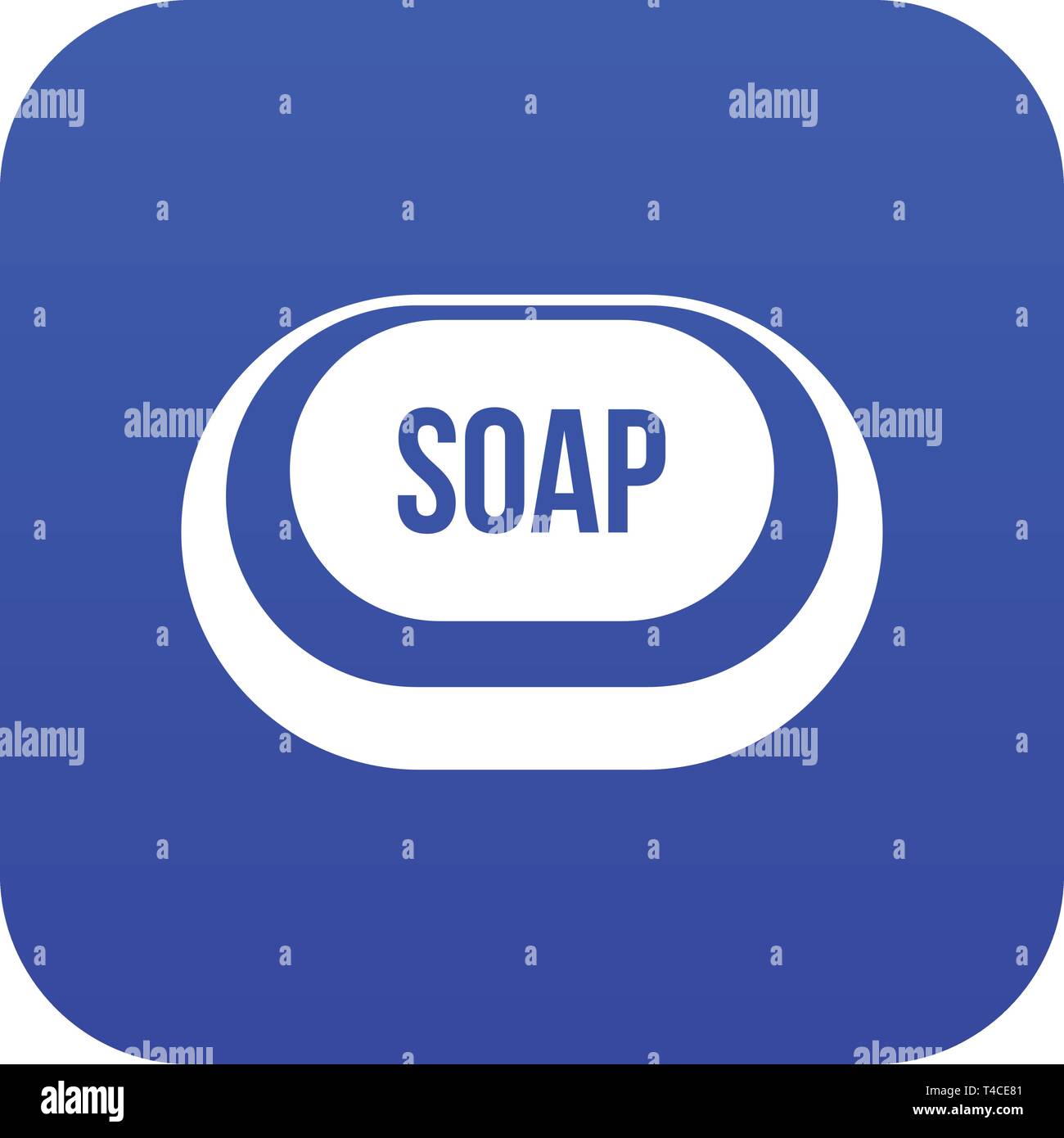 Soap icon digital blue Stock Vector Image & Art - Alamy