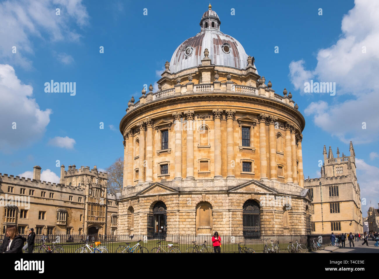 Radcliffe Library, a domed palladium-style library in Radcliffe Square ...