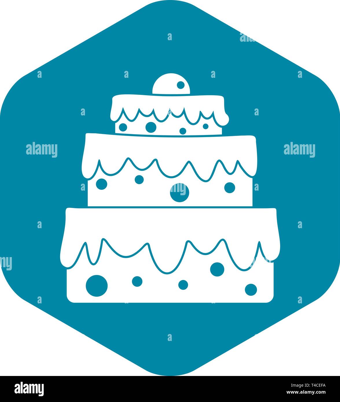 Whole cake frosting Stock Vector Images - Alamy