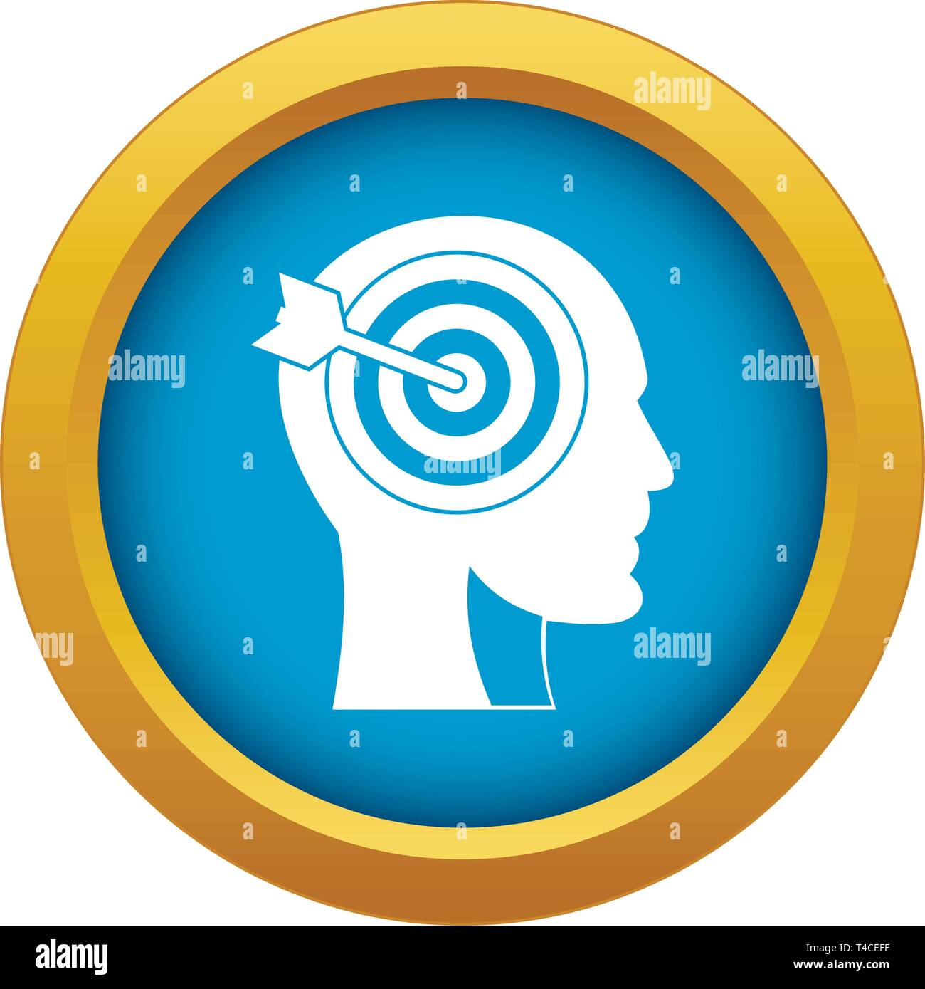 Customer targeting blue Stock Vector Images - Alamy
