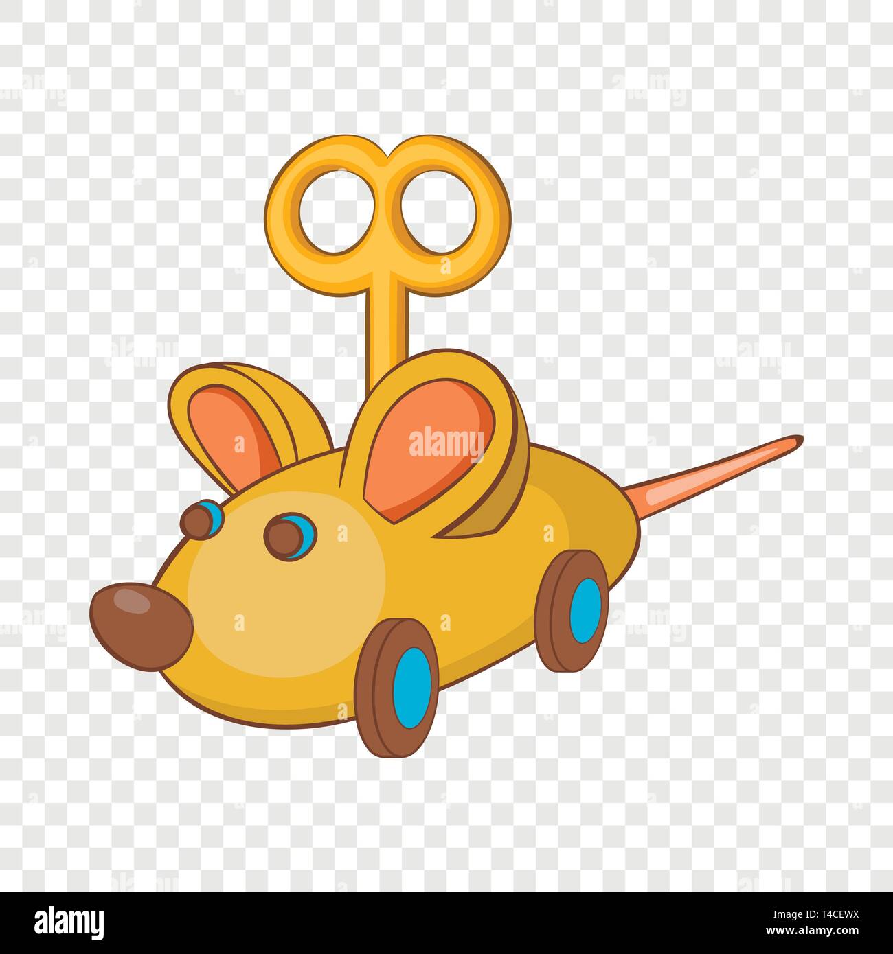 Clockwork mouse icon, cartoon style Stock Vector Image & Art - Alamy