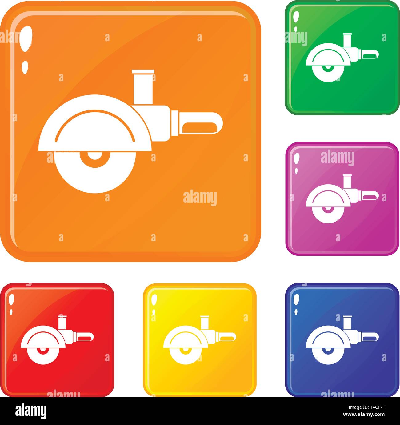 Turning machine off Stock Vector Images - Alamy