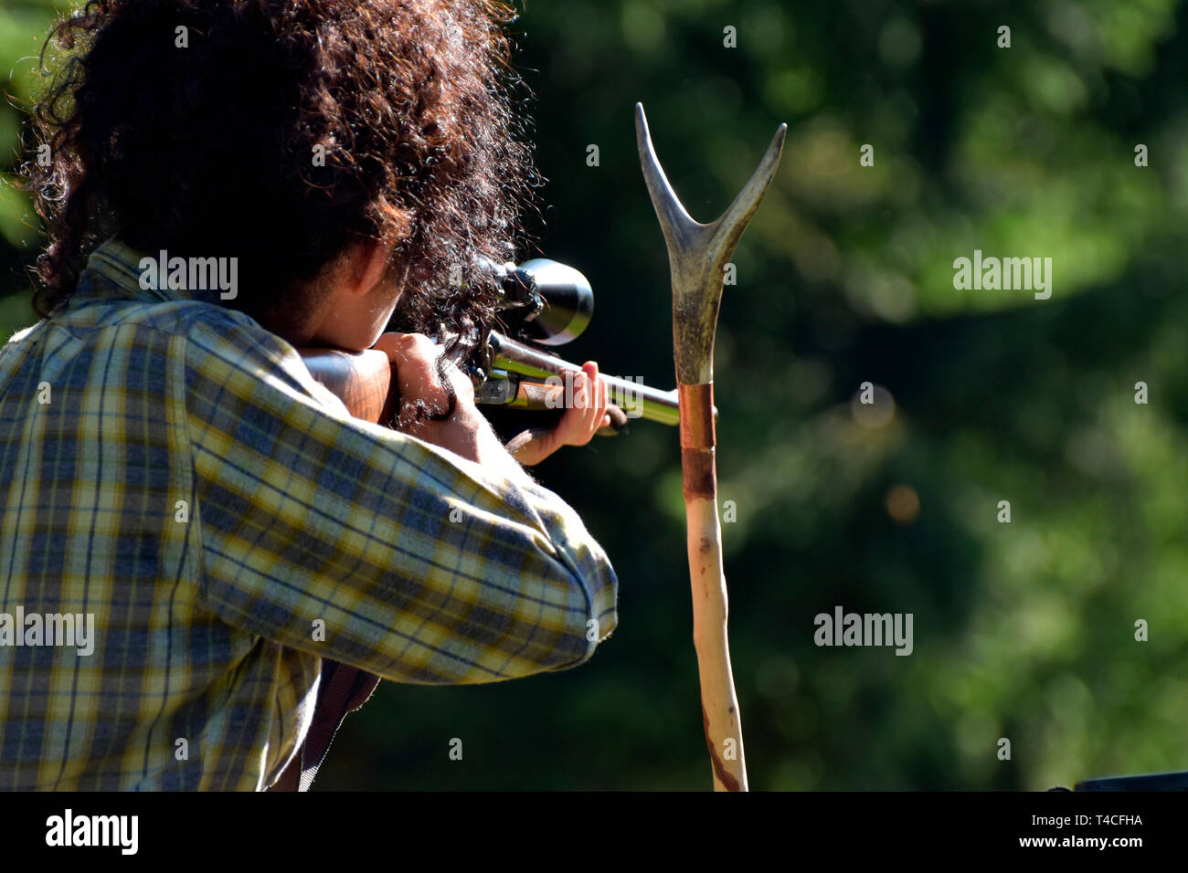Huntswoman, shotgun, Germany Stock Photo - Alamy