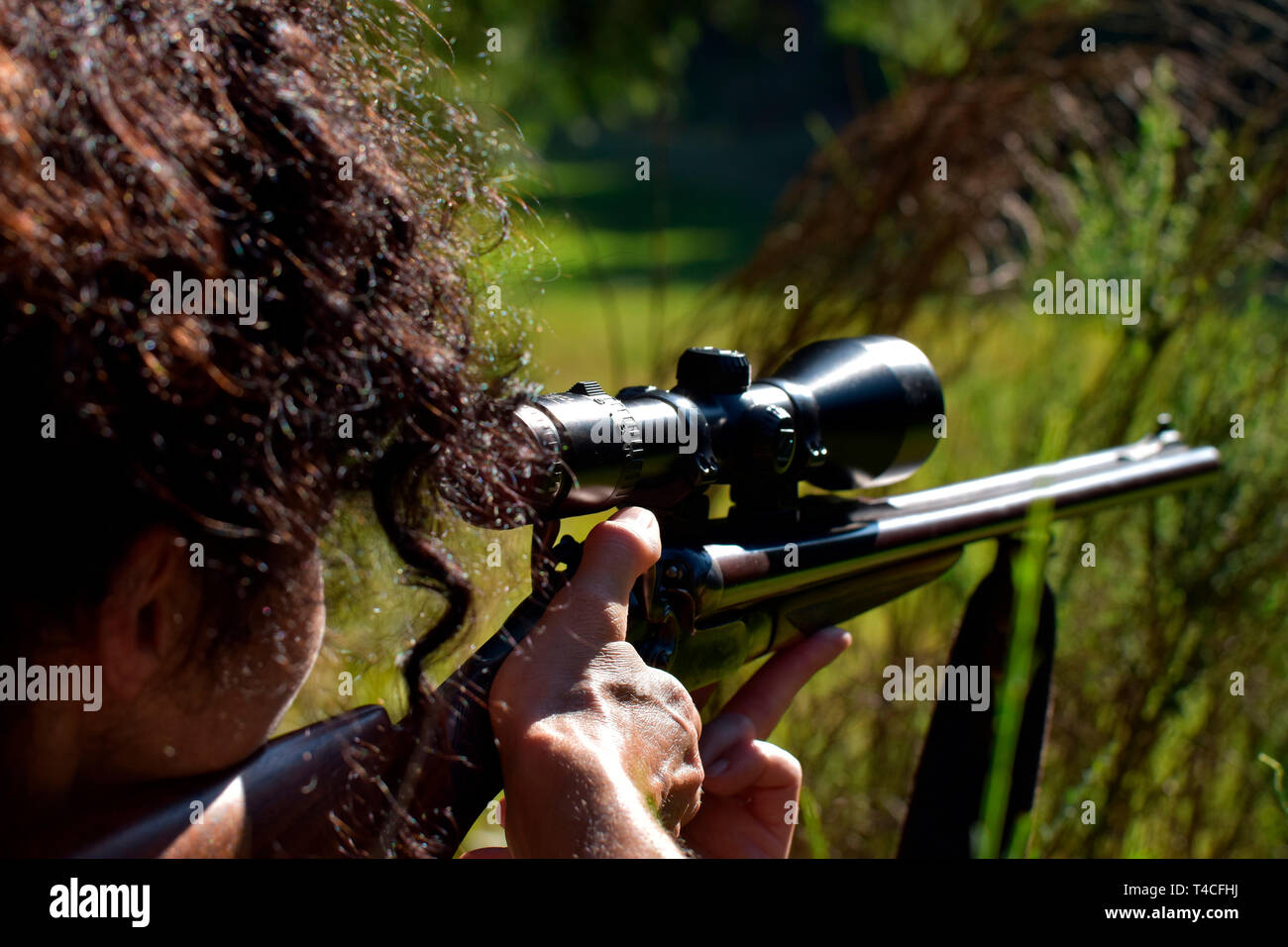 Huntswoman, shotgun, Germany Stock Photo - Alamy