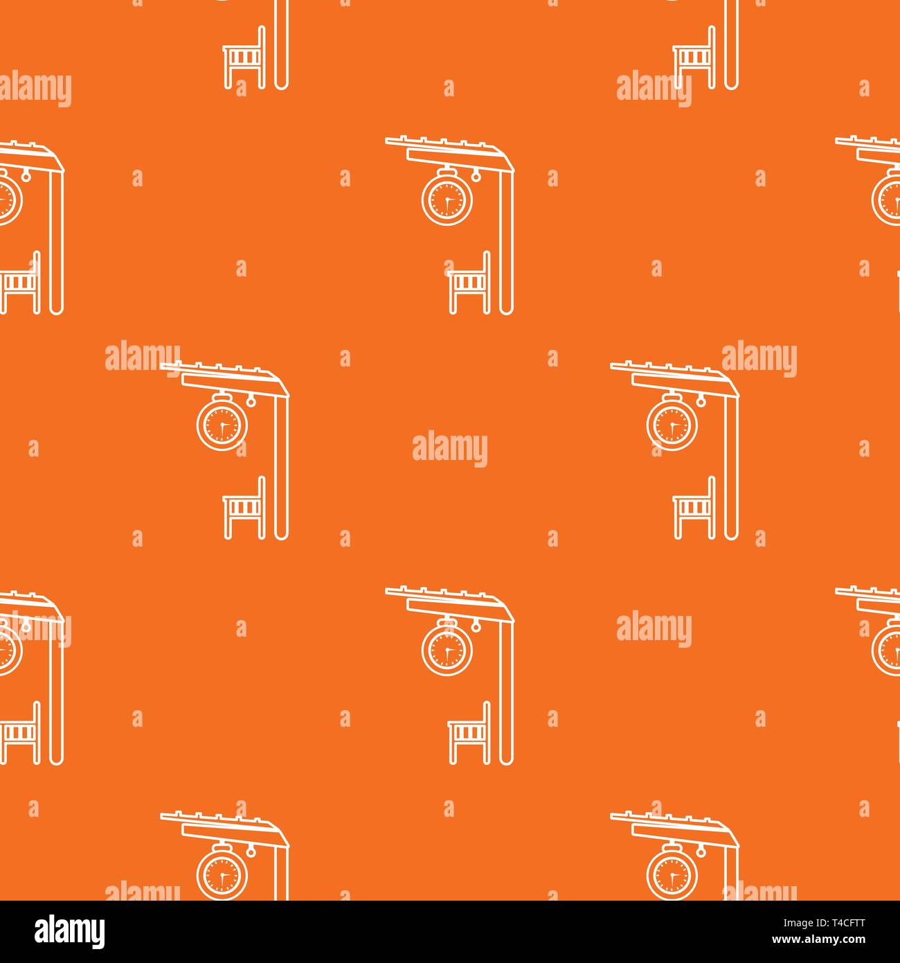Platform railway pattern vector orange Stock Vector Image & Art - Alamy