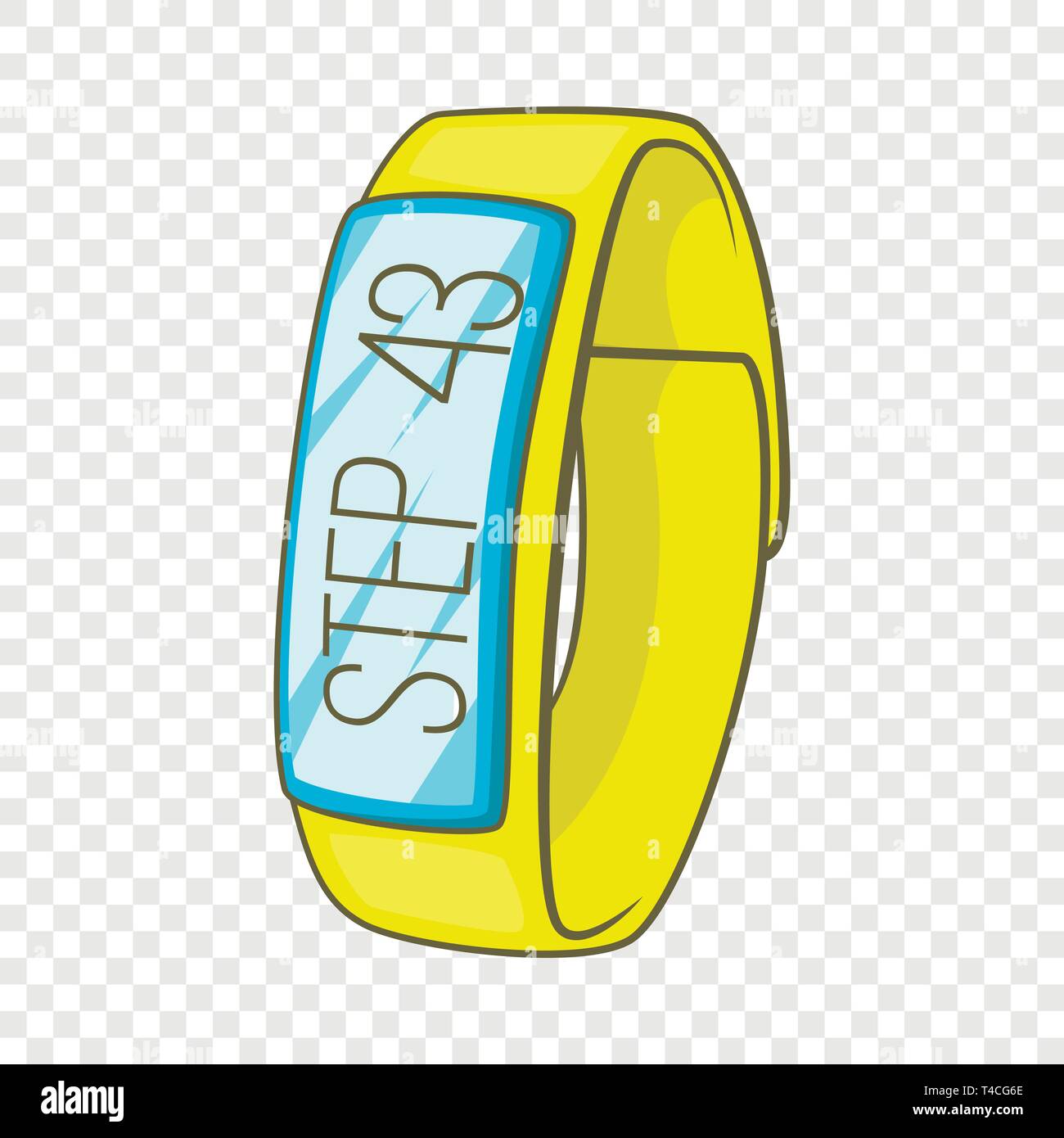 Pedometer icon, cartoon style Stock Vector Image & Art - Alamy