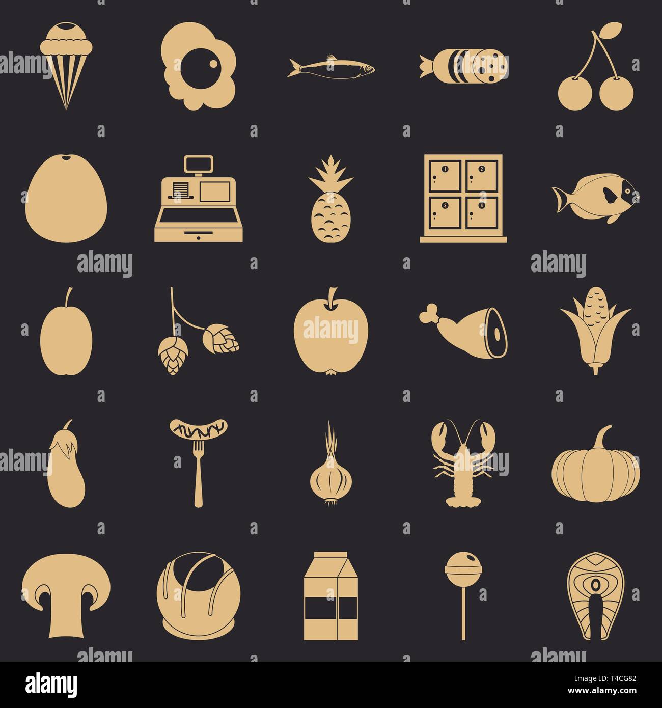 Supermarket european Stock Vector Images - Alamy