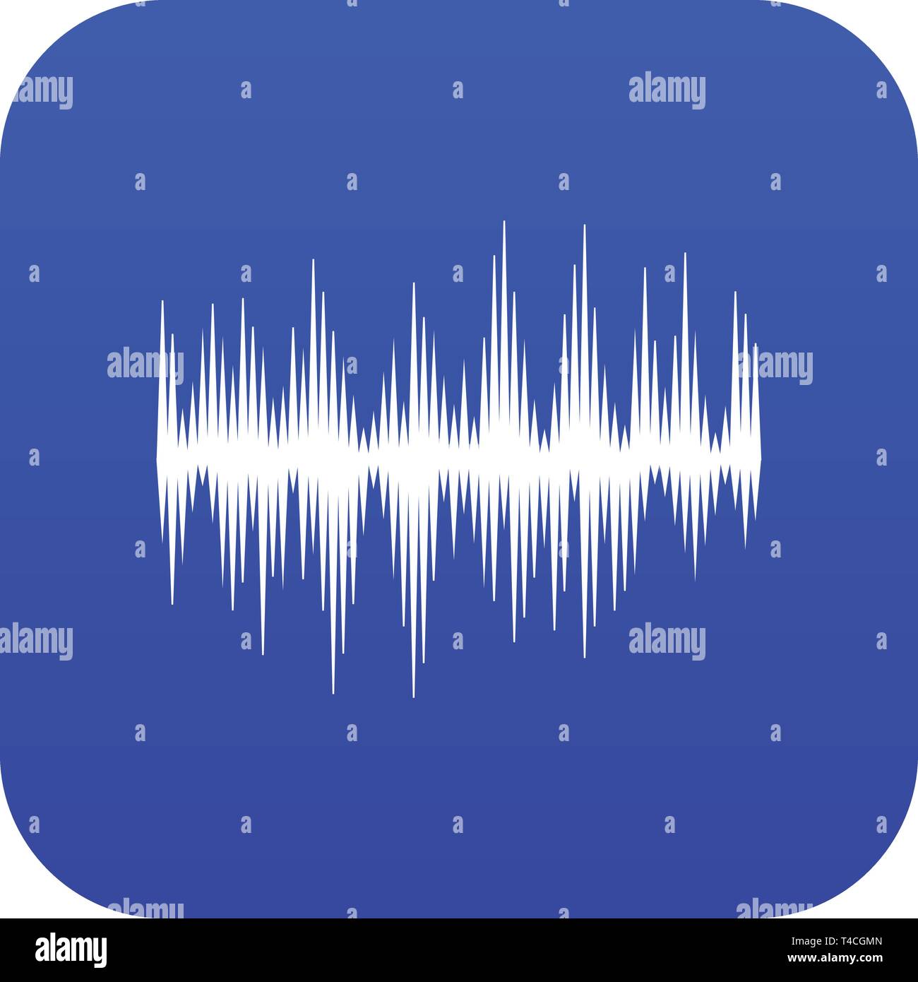 Audio digital equalizer technology icon digital blue Stock Vector Image ...
