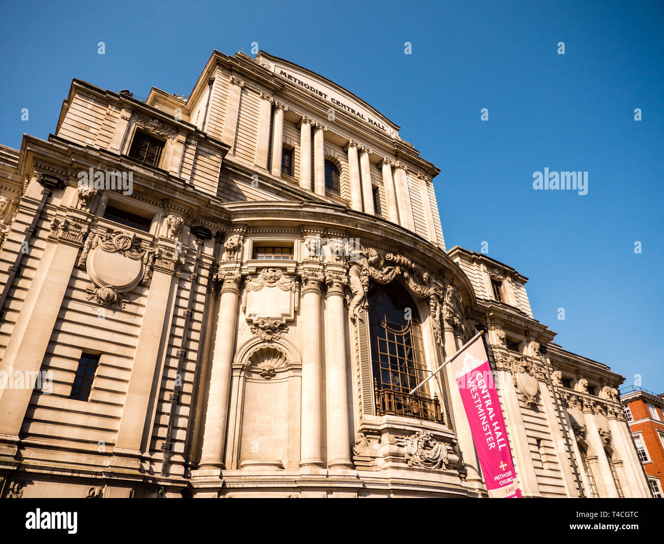 The Methodist Central Hall, Westminster, London, England, UK, GB Stock ...