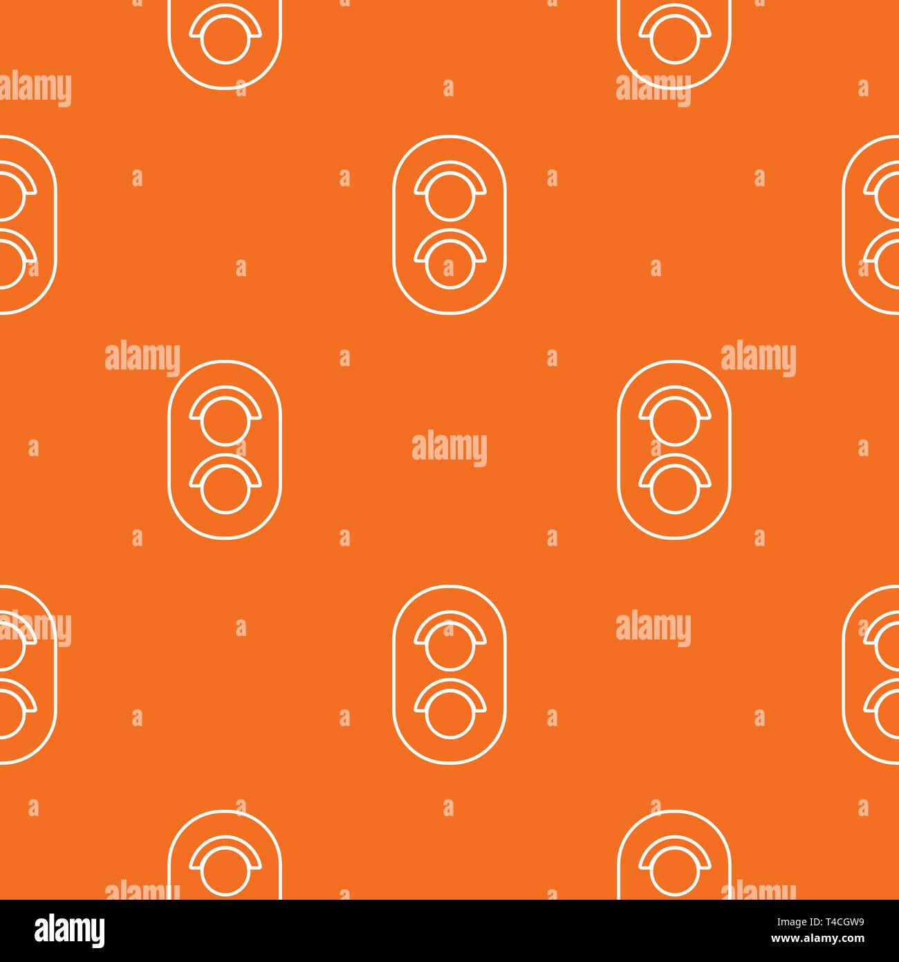 Traffic light railway pattern vector orange Stock Vector Image & Art ...