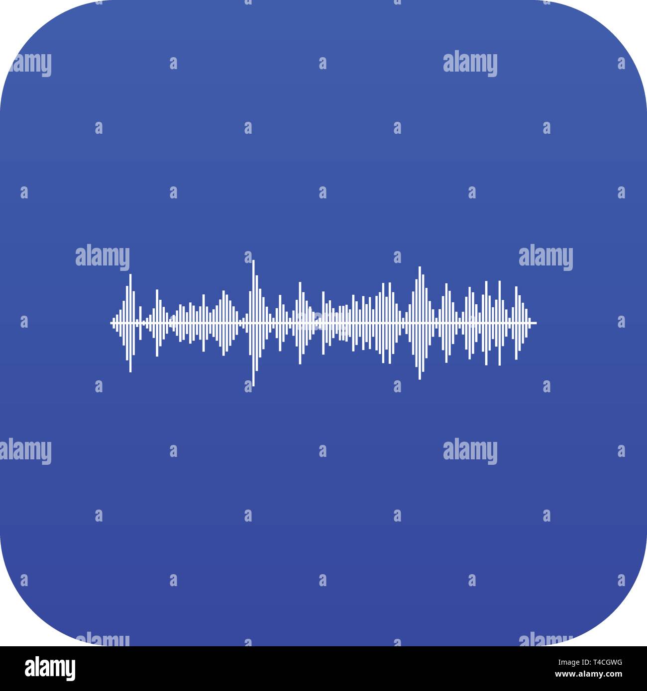 Musical pulse icon digital blue Stock Vector Image & Art - Alamy
